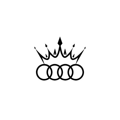 Sticker Audi King - We Print Bucovina